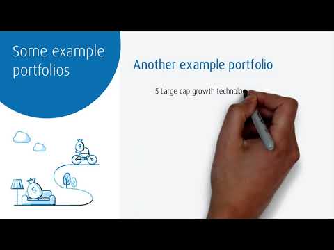 Some example portfolios (active and passive)