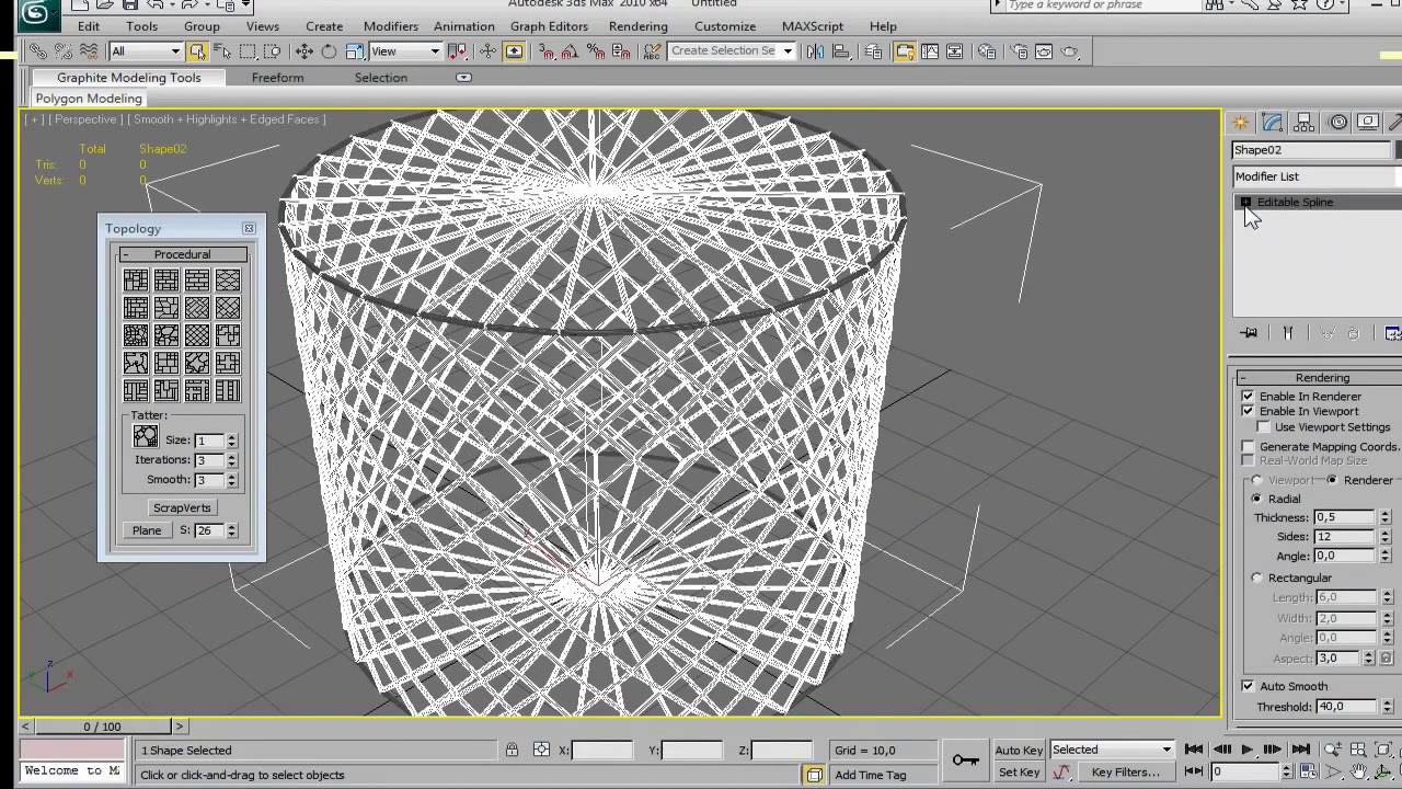3ds max  Mesh modeling tutorial   YouTube 720p