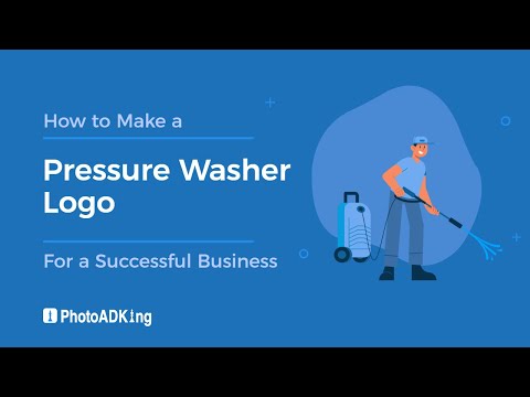 How to Make a Pressure Washer Logo with PhotoADKing