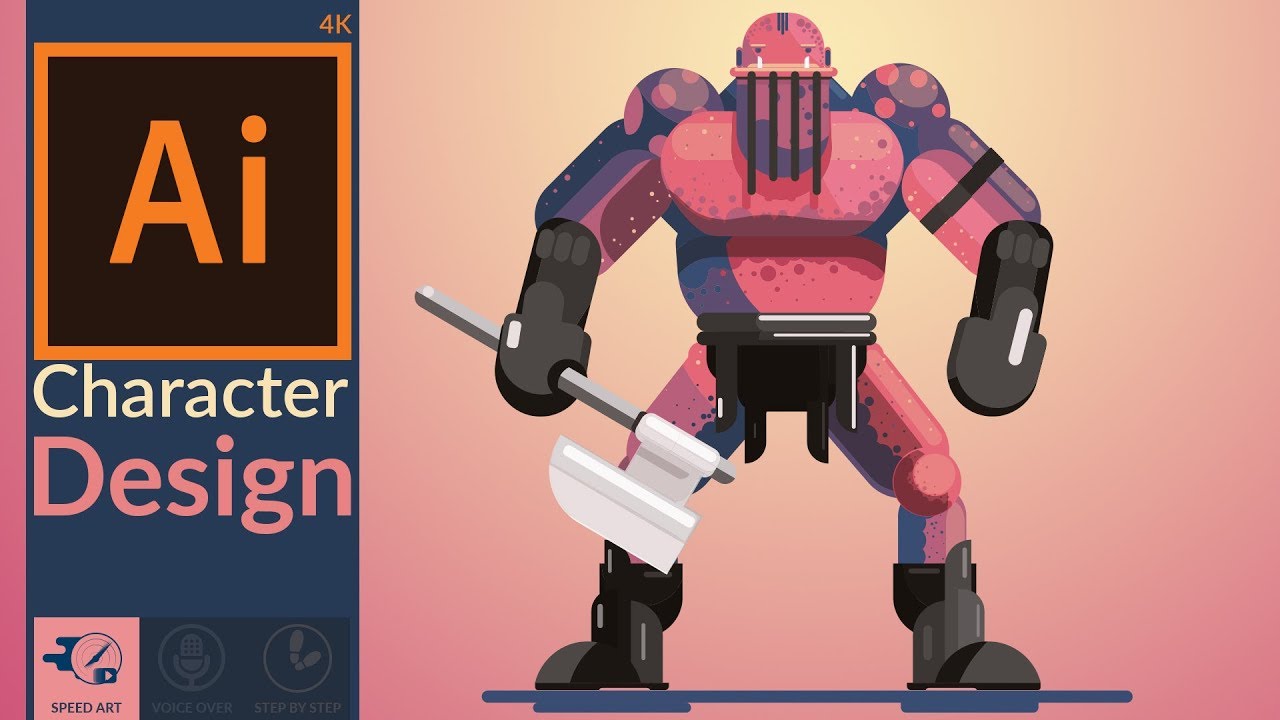 Character Design with Basic Shapes in Adobe illustrator