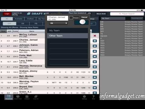 Best Fantasy Football Draft App To Use On Draft Day: Rotowire Draft Kit 14 In-Depth Review & How