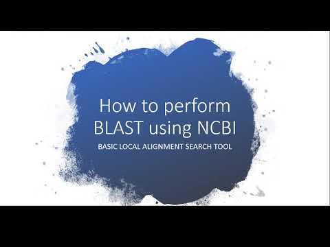 How to perform BLAST using NCBI