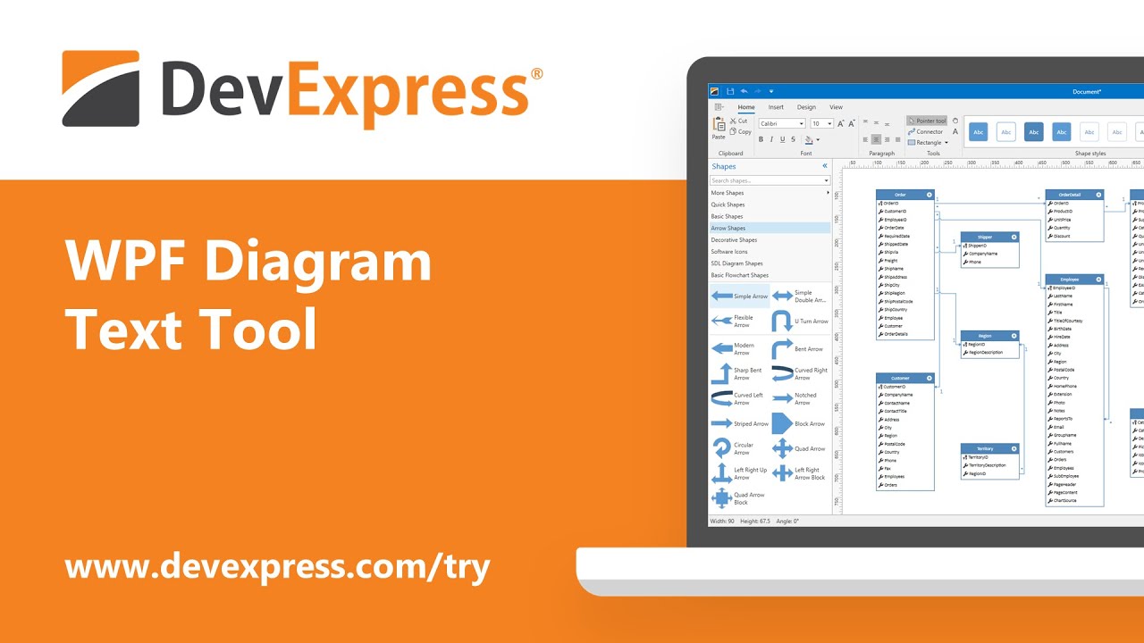 WPF Diagram: Text Tool