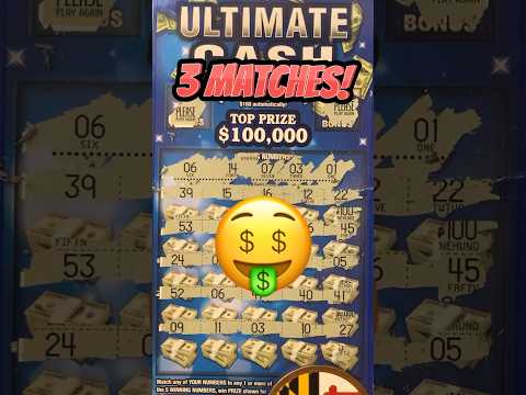 Big WIN on a $10 Scratch Off Ticket from the MD Lottery | Ultimate Cash