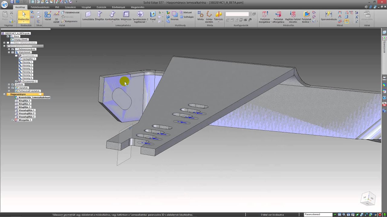 Solid Edge - Align surface to body