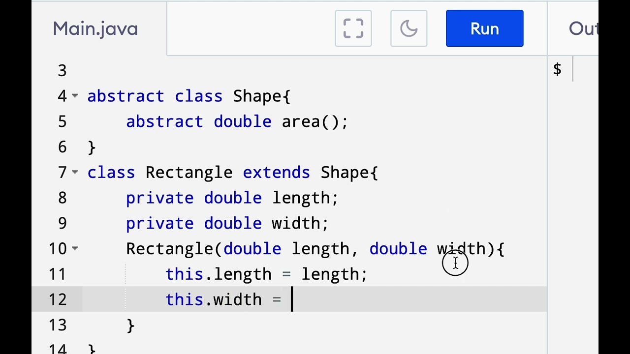 Understand Abstraction Object Oriented Programming concept in Java with an example