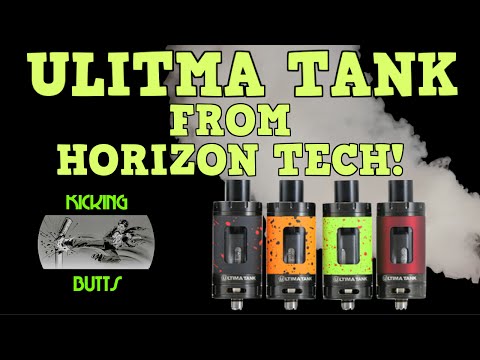 Ultima Tank From Horizon Tech! A New Spin (or angle) on Sub Ohm Coils!