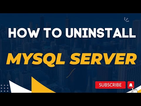 how to uninstall mysql server | how to uninstall MySQL from windows