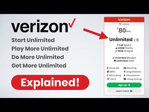 Verizon's New Unlimited Data Plans - Explained! (December, 2019)