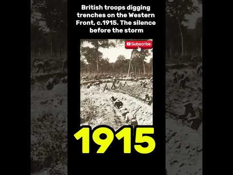 Inside the Trenches: A Rare Glimpse of WWI Soldiers Preparing for Battle