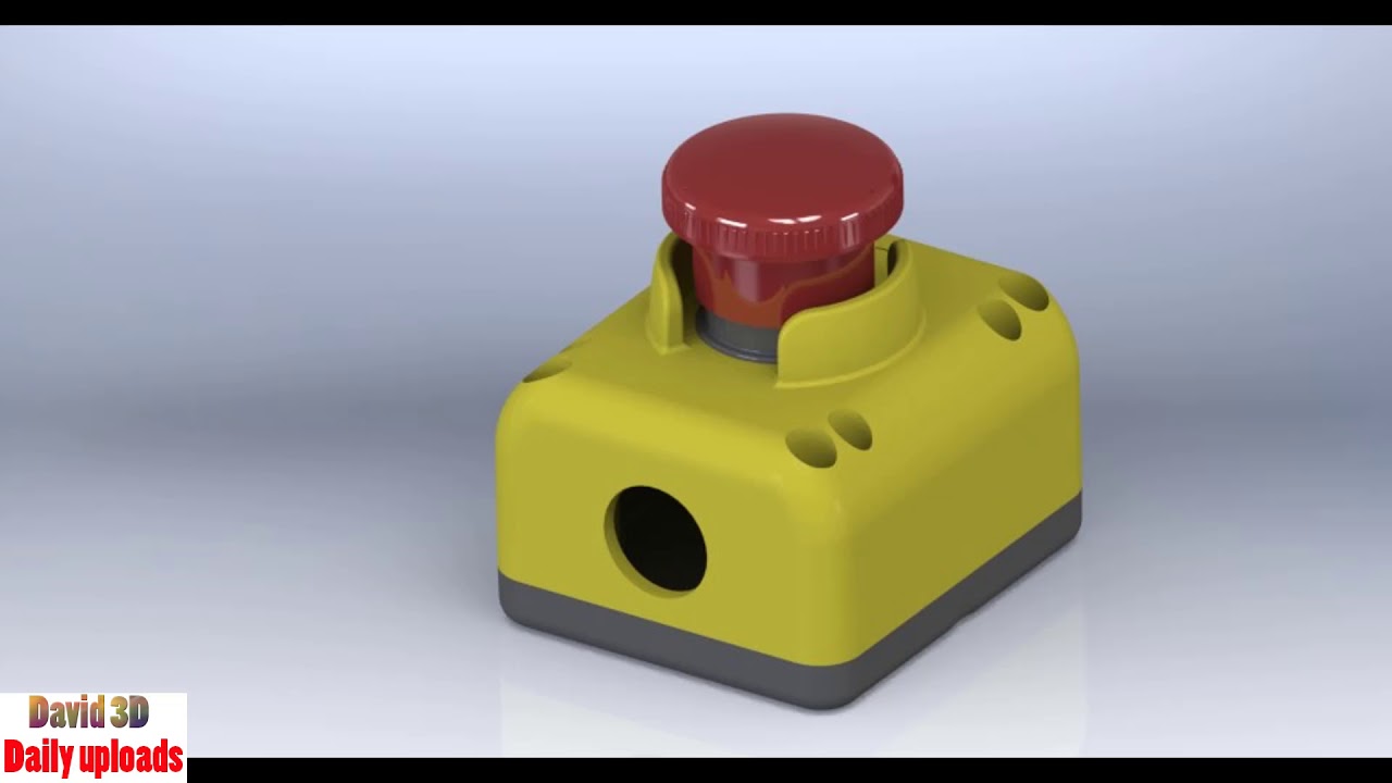 Emergency stop button 3D models #5047