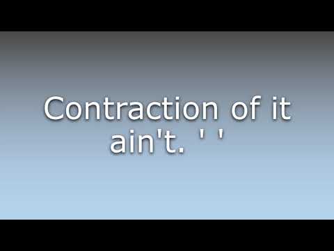 What does taint mean?