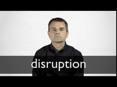 DISRUPTION definition in American English | Collins English Dictionary