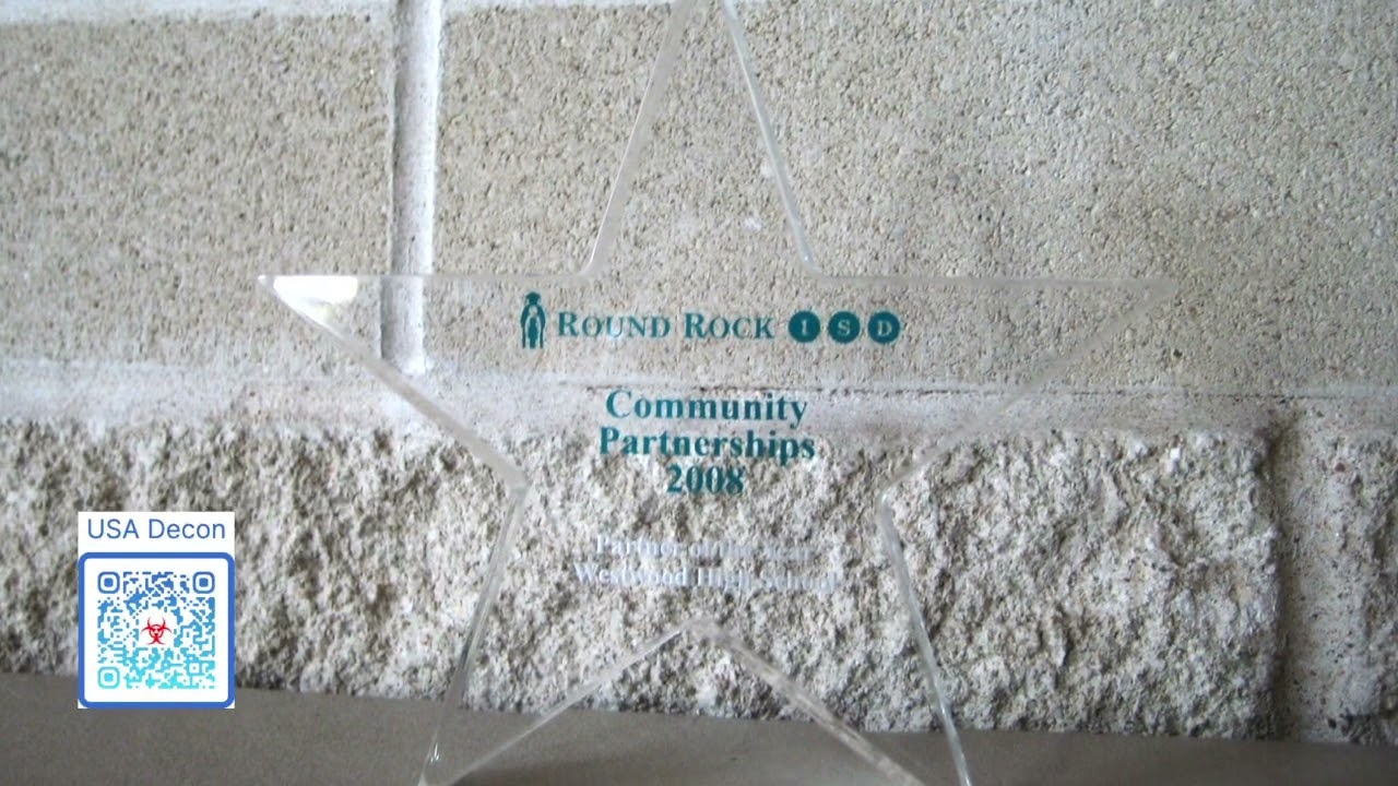 USA Decon Austin | Roundrock, TX Community Partnership 2008 Award for a Biohazard Cleanup Donation