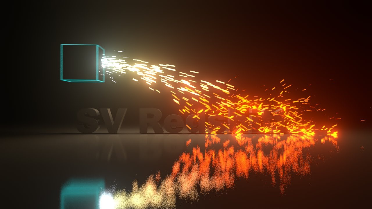 Redshift C4D / Thinking Particles / Sparks