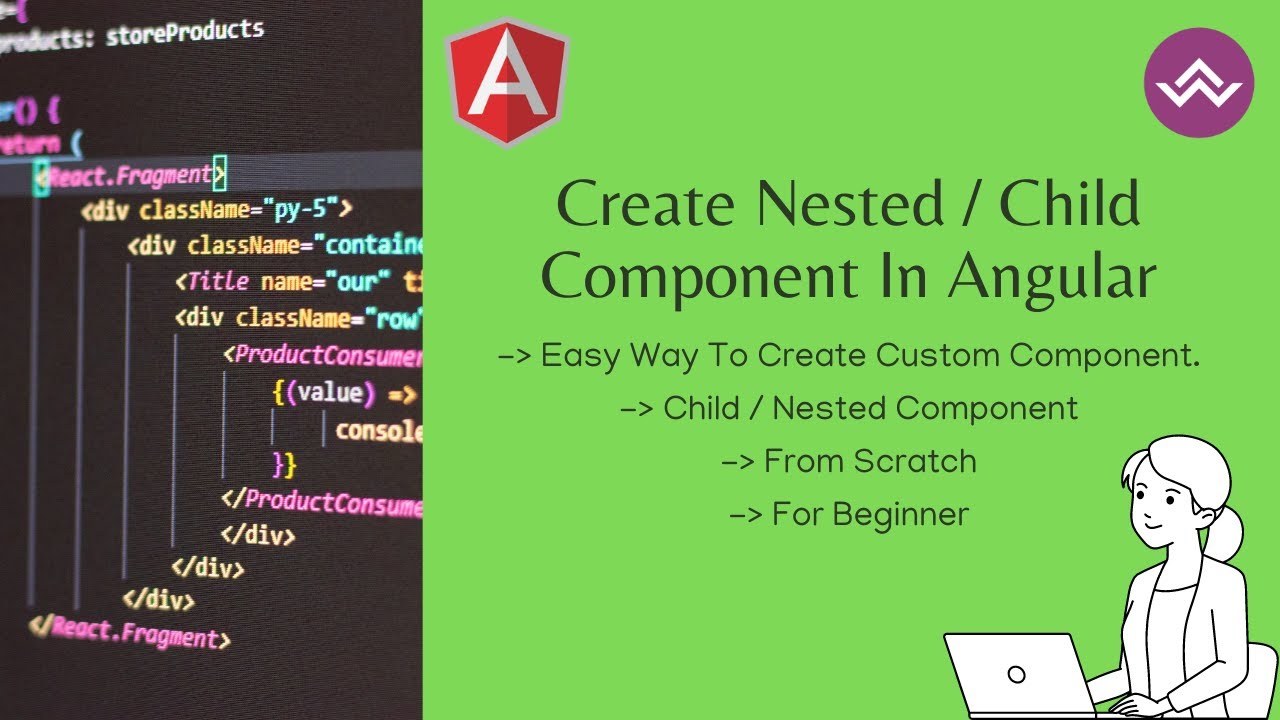 How To Create Nested Component In Angular CLI | Angular Tutorial