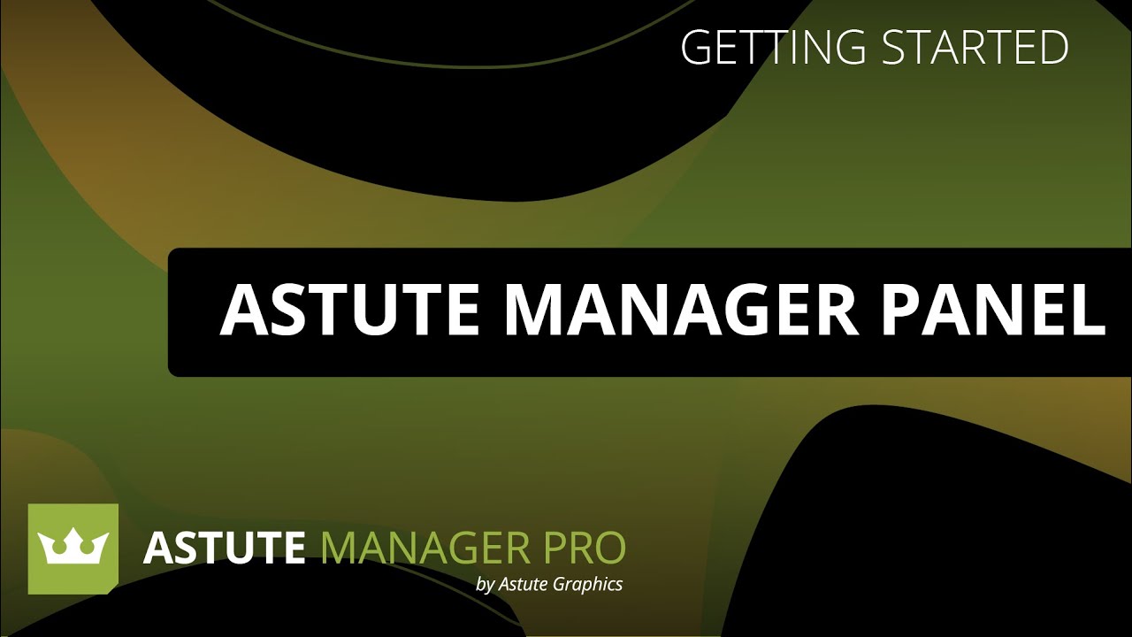 How to install and use the Astute Manager panel inside Adobe Illustrator