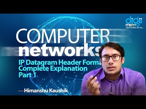 Network Layer - IP Datagram Header Format Complete Explanation Part 1