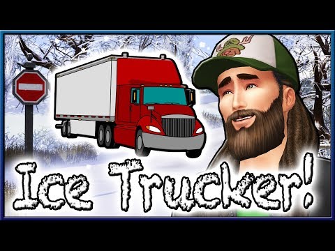 ICE ROAD TRUCKER CAREER MOD! | The Sims 4 (by midnitetech)