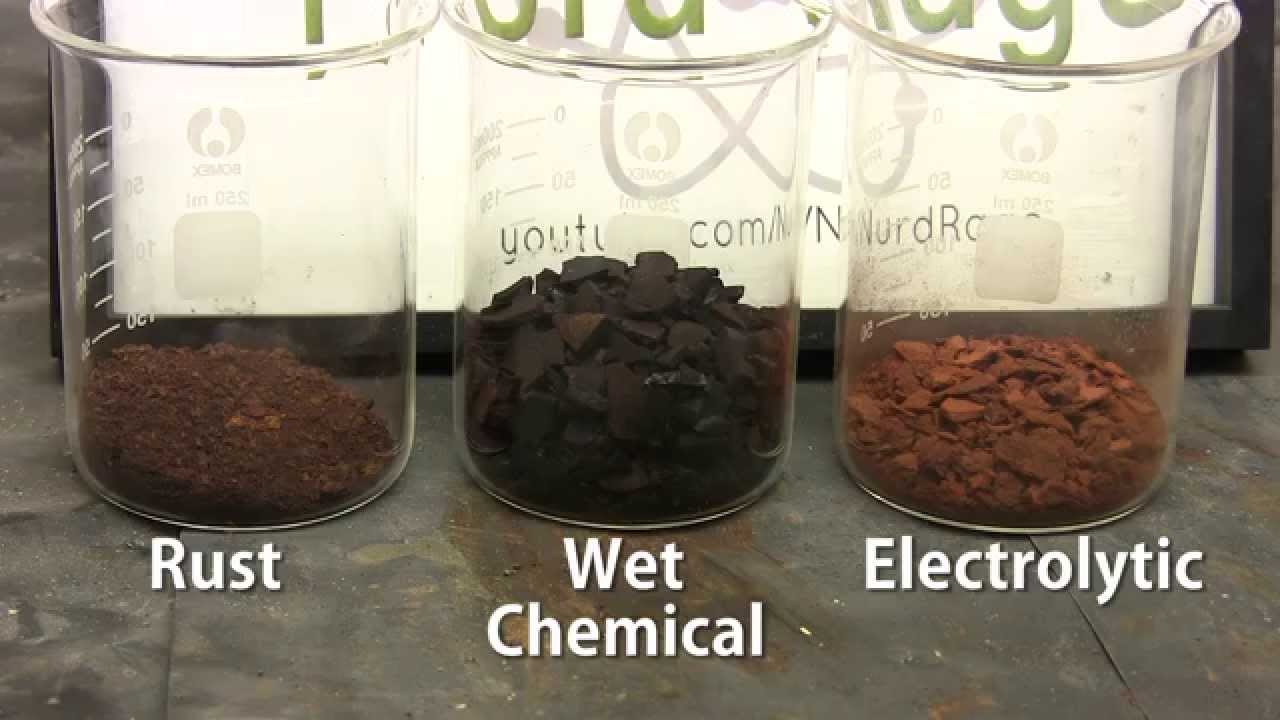Make Iron Oxide (for Thermite)