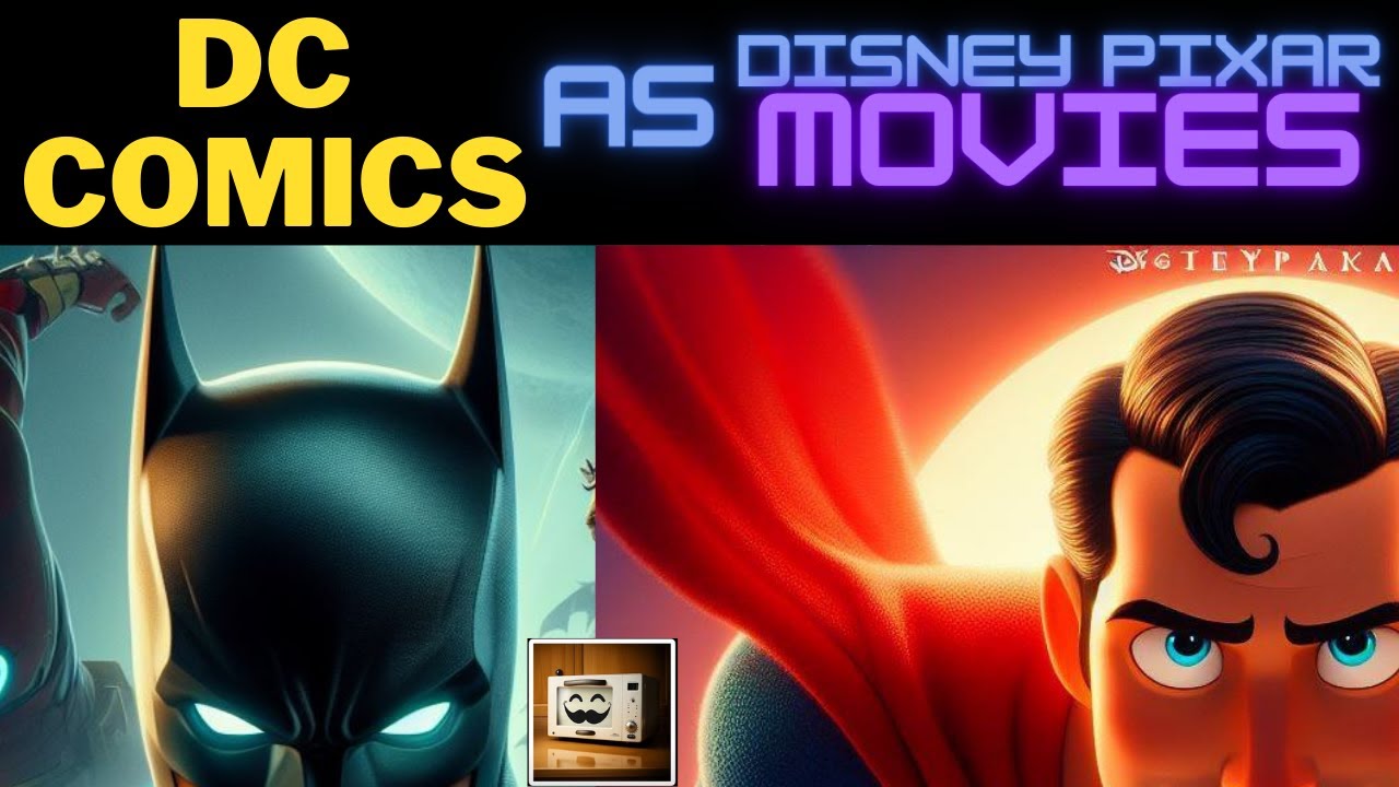 Unbelievable AI Creations: Disney Pixar Meets DC Comics in Stunning Movie Posters!