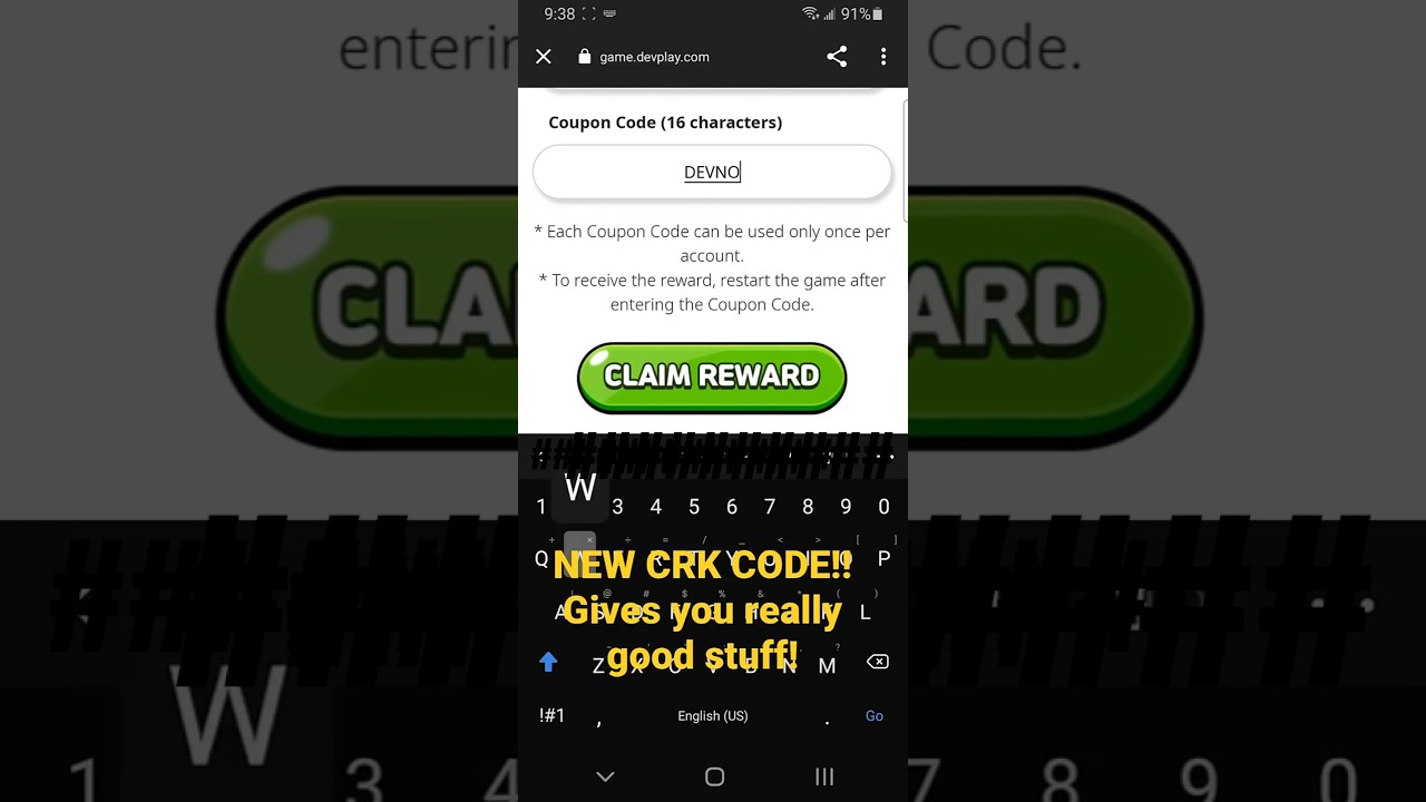 AMAZING NEW CRK CODE!!!