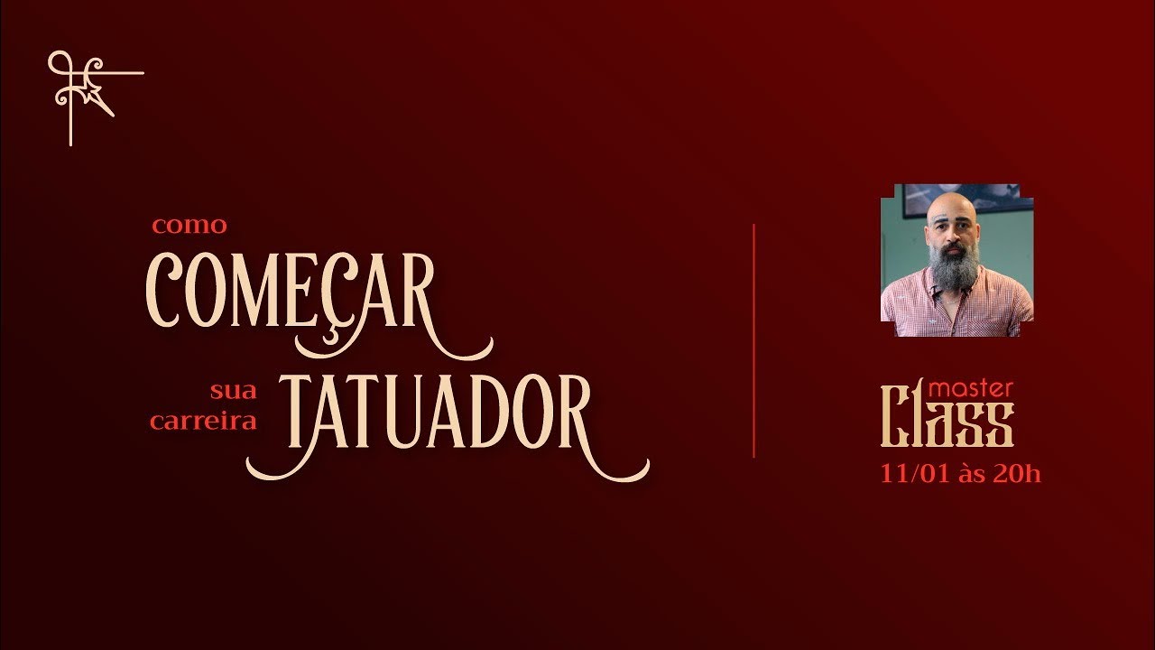 Como começar uma carreira de tatuador - Master Class