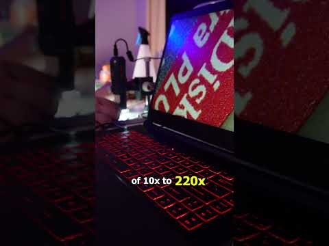 How powerful is Celestron Lab's Microdirect 1080P HDMI handheld digital microscope?