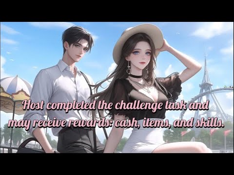 Host completed the challenge task and may receive rewards: cash, items, and skills.
