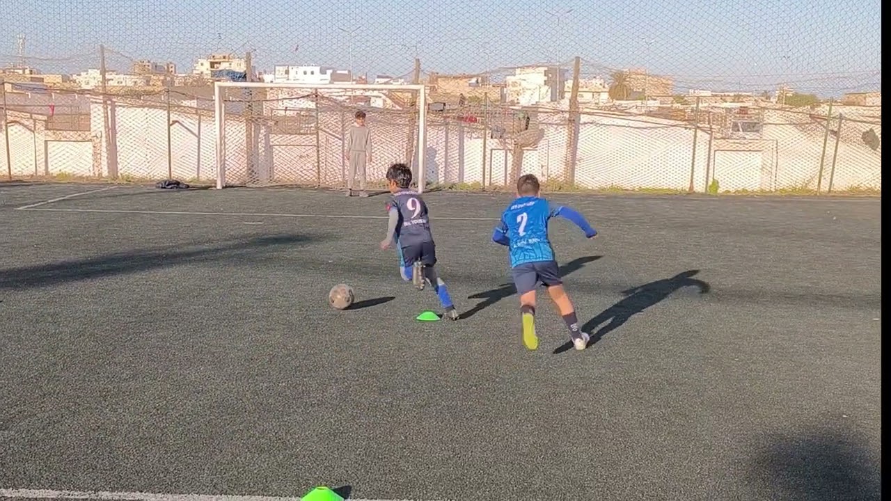 2 exercises u8 passing receiving dribbling and finishing under pressure drill #soccer #futbol #u10 