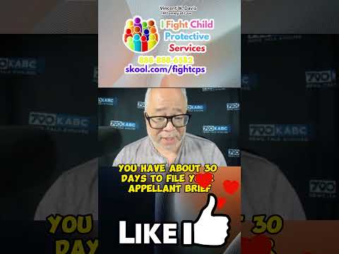 You Have 30 Days To File Your Appellant Brief