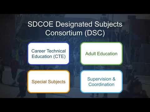SDCOE Teacher Effectiveness and Preparation - Designated Subjects Credentials
