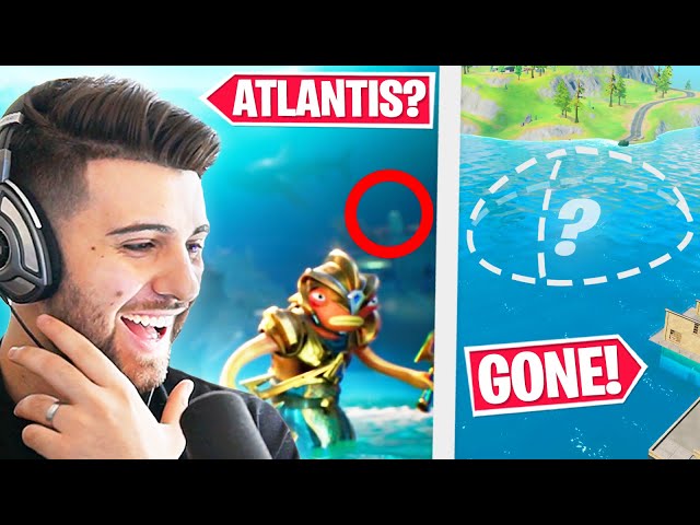 Fortnite: SypherPK debunks the new map changes - Atlantis POI and more