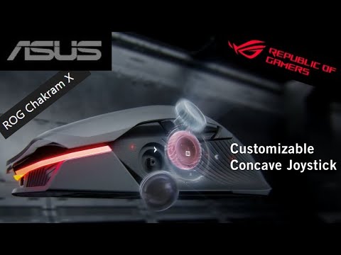 ASUS ROG Chakram X Gaming Mouse | Joystick mode | DPI Optical 8,000 Hz Polling Rate Type C | Asus