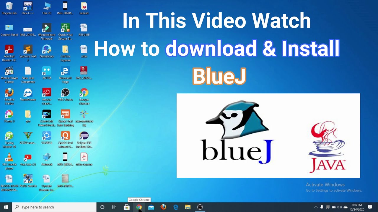 How to download and install BlueJ in Windows | Java