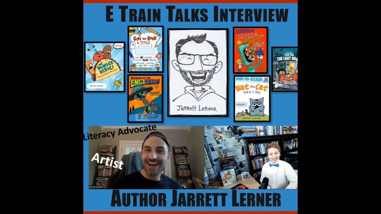 My Interview With Jarrett Lerner, Author, Illustrator & Literacy Advocate!