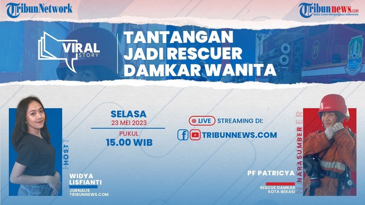 VIRAL STORY: Tantangan Jadi Rescuer Damkar Wanita - Tribun Video