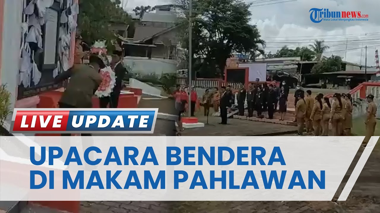 Upacara Bendera di Makam Pahlawan Nasional Maria Walanda Maramis ...