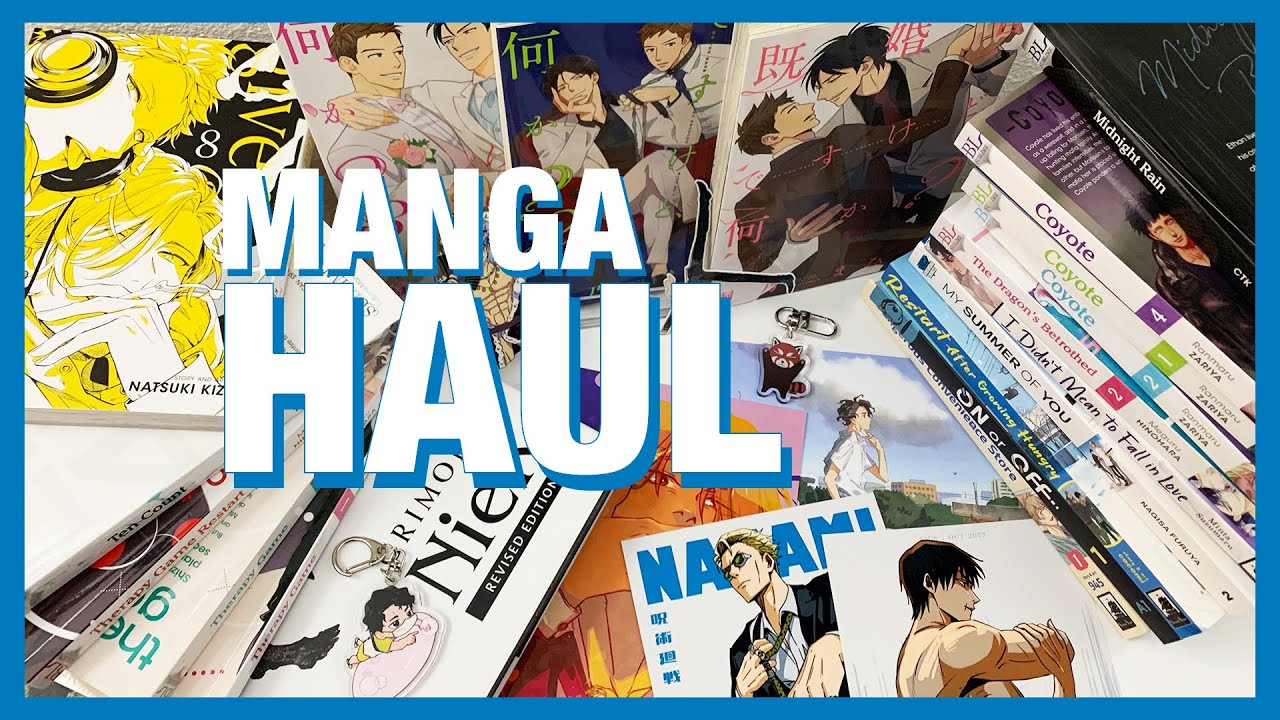 Manga Haul | also fanart prints, pin mail, acrylic charms, and a guidebook