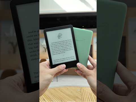 Kindle (2024): Matcha Color Is Very Cute! #shorts #kindle #ereader #amazon #tech