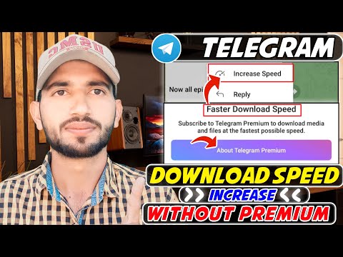 Telegram Download Speed Increase | Increase Telegram Download Speed Without Premium | Without Vpnð¥