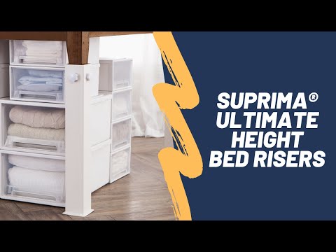 Suprima® Ultimate Height Bed Risers - Carbon Steel