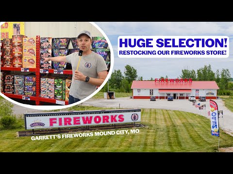 HUGE Fireworks Restock in Mound City, MO | Best Selection Around! | Firework Store Walk Through |
