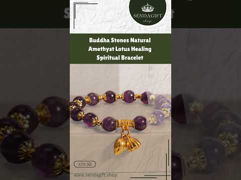 💜 Buddha Stones Amethyst Bracelets ✨ Inner Peace, Love & Spiritual Healing! 🌿🔮