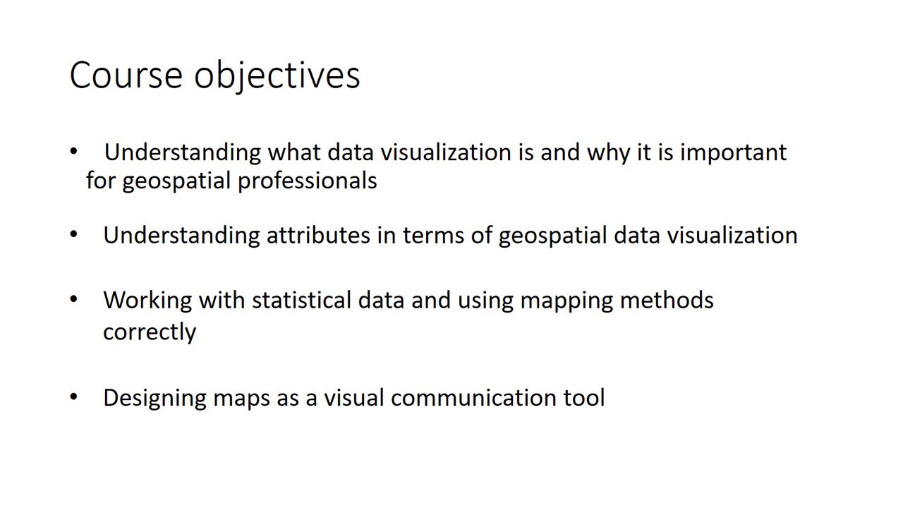Introduction to geospatial data visualization