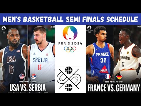 2024 Summer Olympic Games: Men's Basketball Semi-Finals Schedule | Olympic Basketball Tournament.