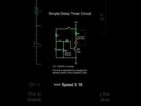 Simple delay timer circuit