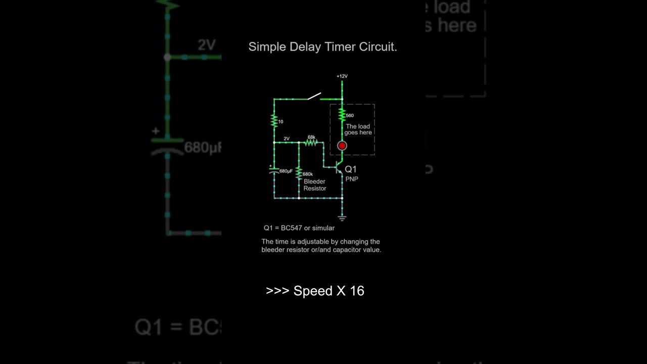 Simple delay timer circuit