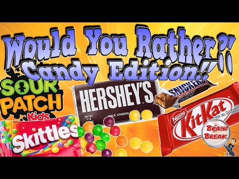 Would You Rather? Fitness (Candy Edition) | This or That | Brain Break | Movement | PE | GoNoodle