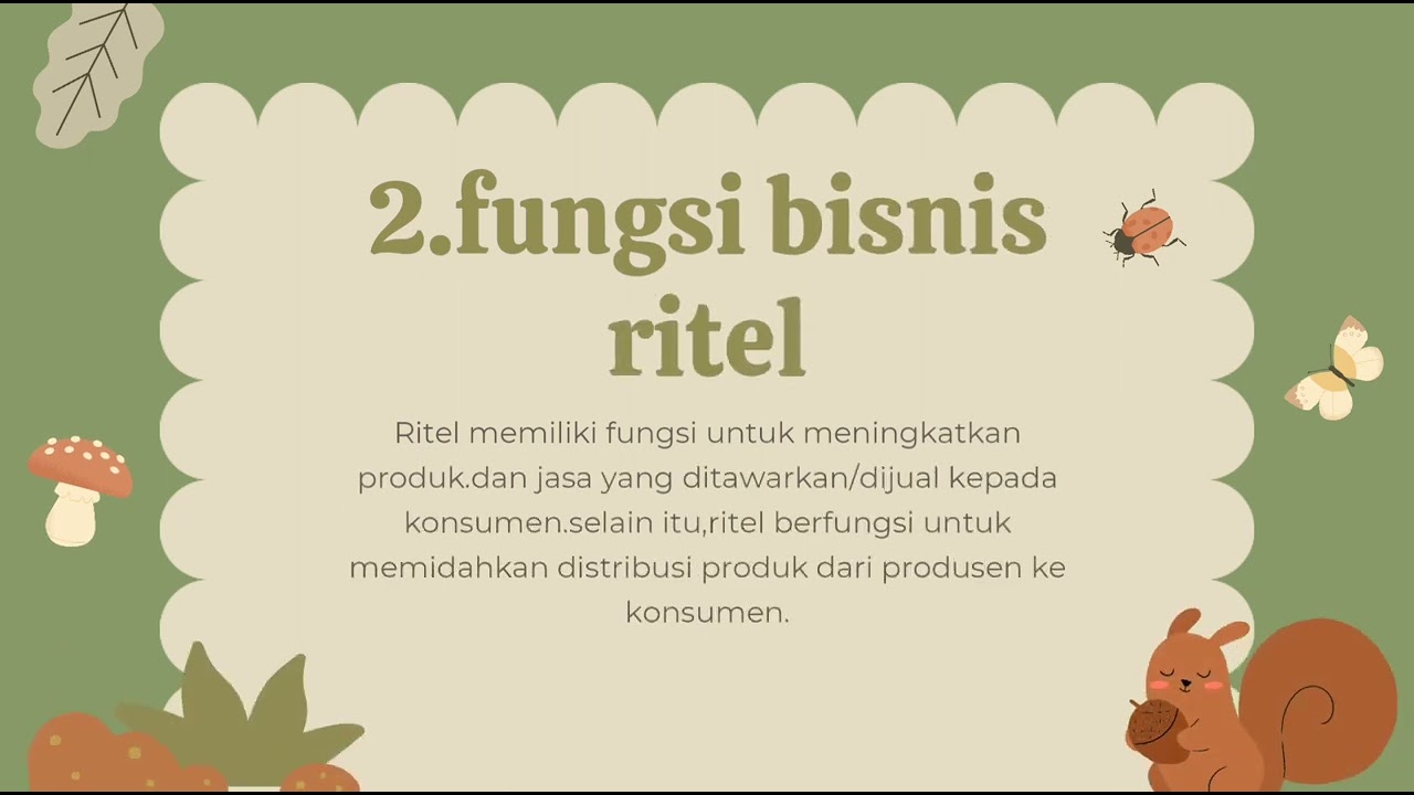 tujuan,fungsi,dan peran bisnis ritel